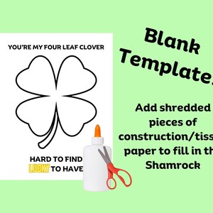 Shamrock Craft Template, St Patrick's Day Craft for Daycare, Preschool ...