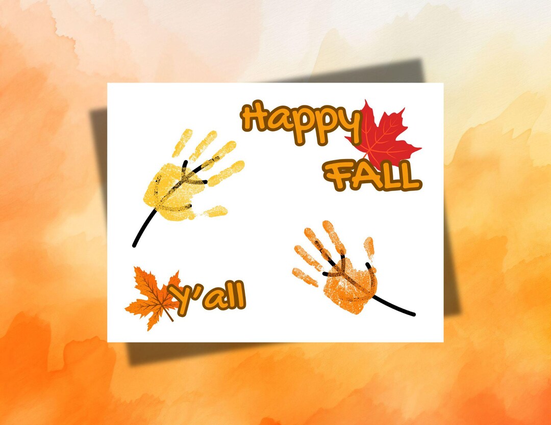 Fall Craft for Kids, Leaf Handprint Craft, Kids Autumn Activities ...