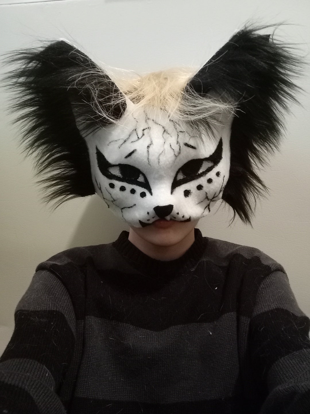 Gothic Cat Mask - Etsy