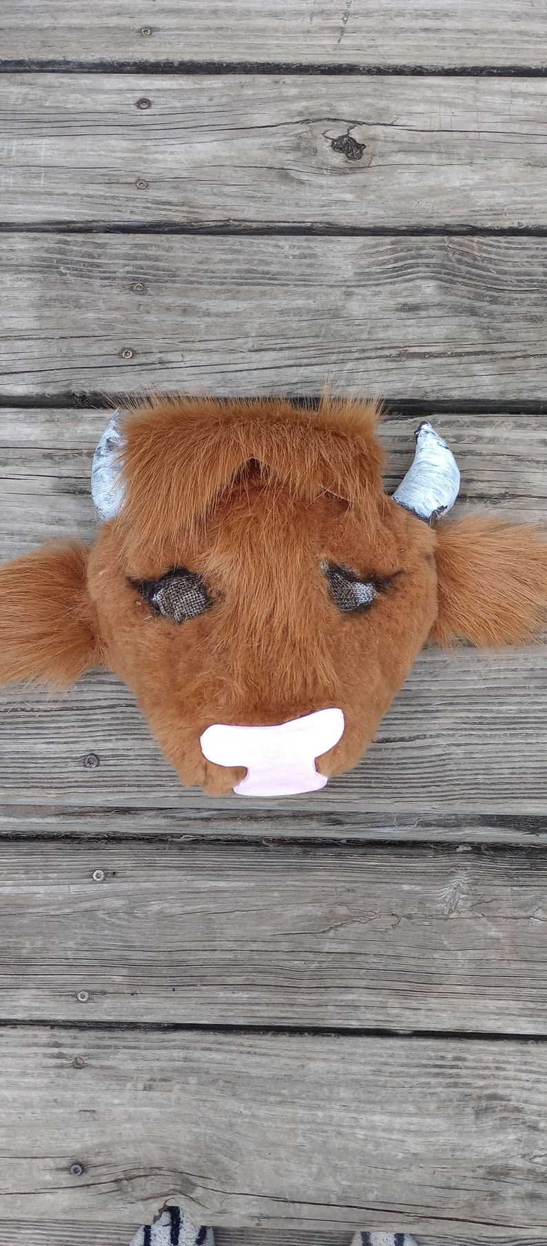 Highland Cow Mask - Etsy