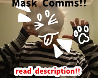 Therian Cat Mask Commissions 4mberkat - Etsy