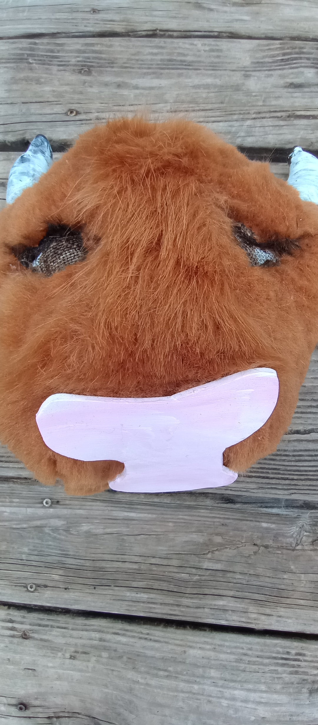 Highland Cow Mask - Etsy