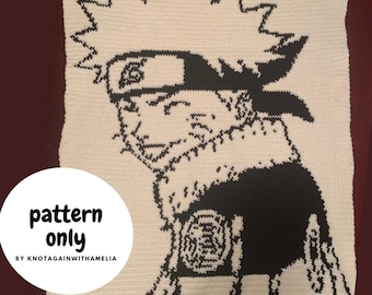 Sarada Uchiha - Two Blue Vortex - Naruto - Boruto - Tapestry Crochet ...