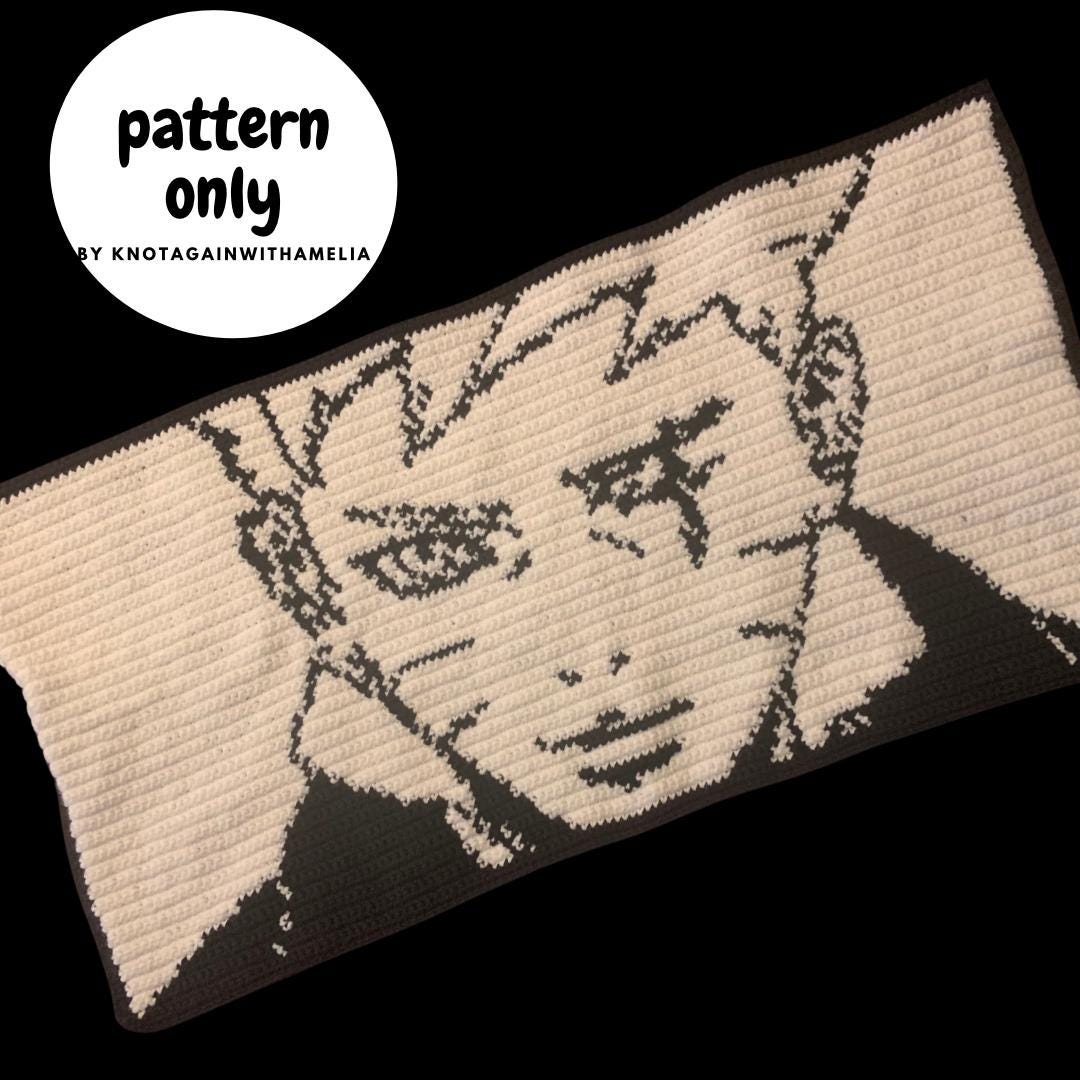 Boruto Uzumaki Two Blue Vortex Crochet Tapestry Pattern - Etsy