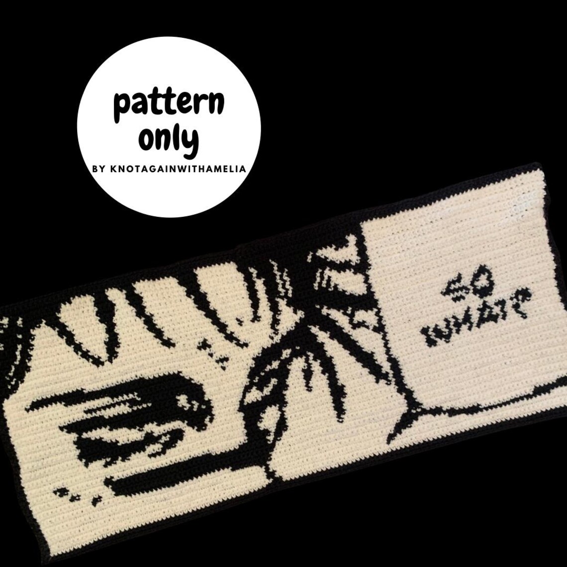 Choso - Jujustu Kaisen - Tapestry Crochet Pattern - Handmade Crochet ...