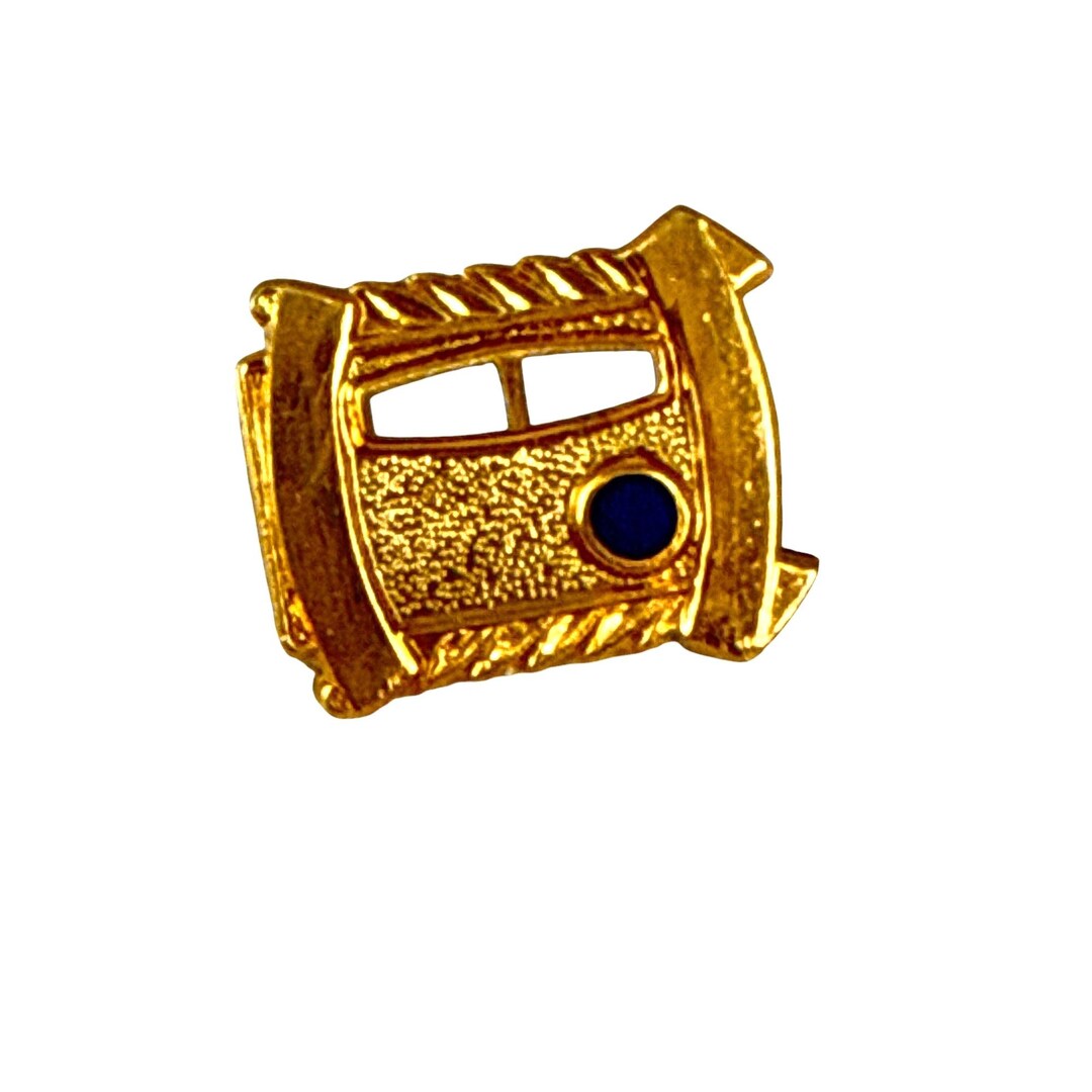 Vintage US Army Artillery Cannon Pin Gold Tone Military Insignia Badge ...