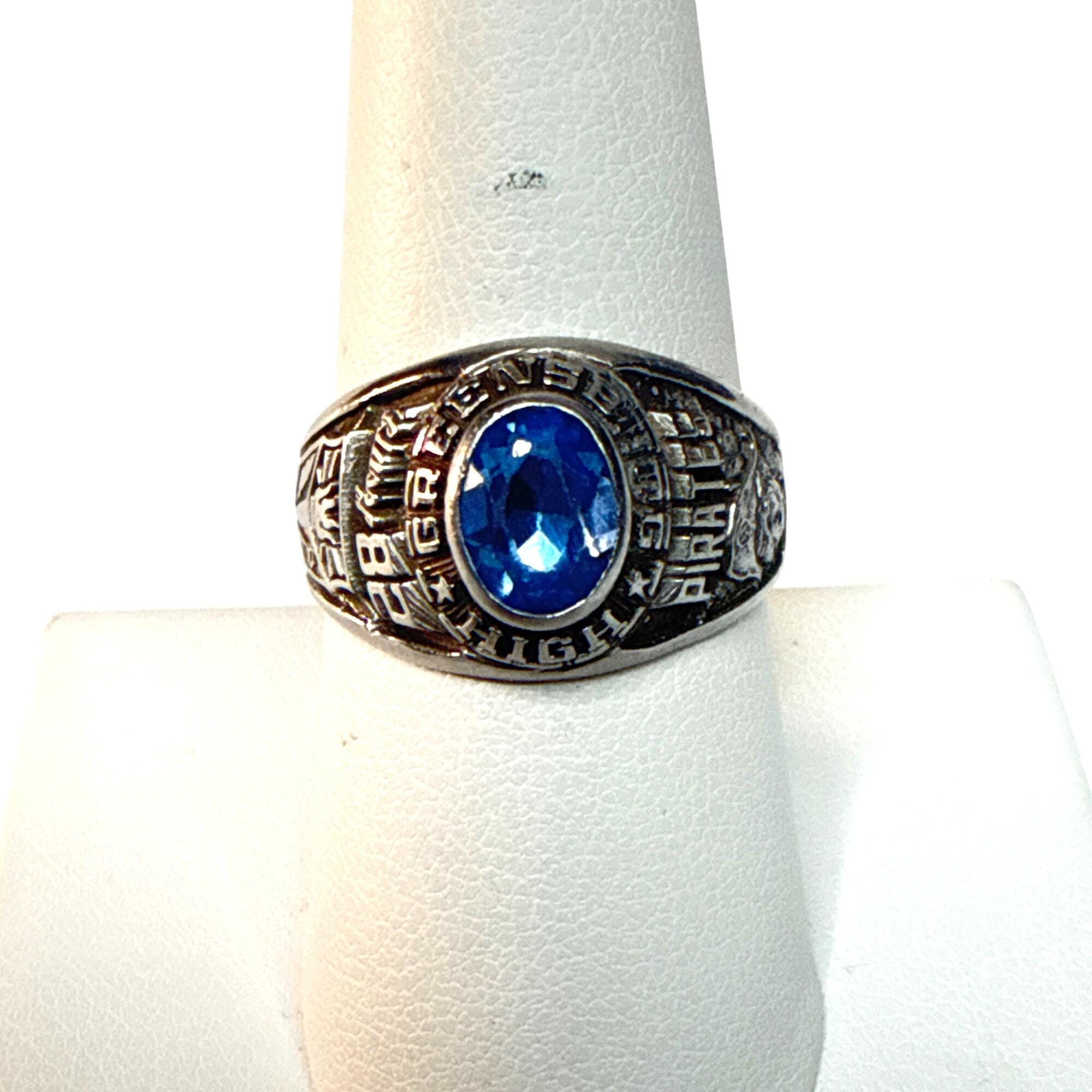 Vintage Artcarved Siladium Princeton High School Tigers 1985 Class Ring ...