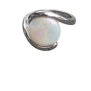 Honora Pearl Ring, 925 Silver. Coin Pearl Ring, Designer Honora Jewelry ...