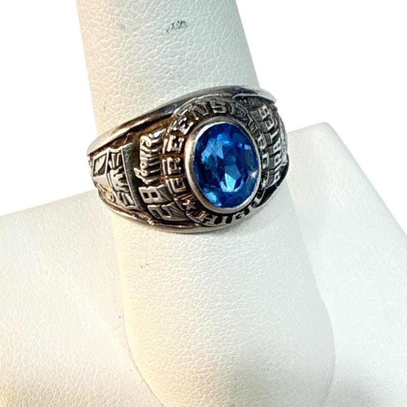 Vintage Artcarved Siladium Princeton High School Tigers 1985 Class Ring ...