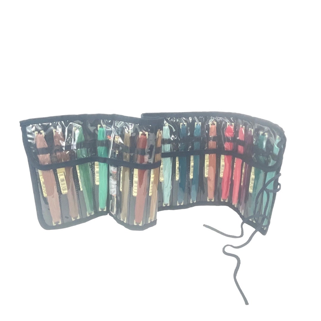 DMC Embroidery Floss Organizer With Multicolor Threads 36 Skeins - Etsy