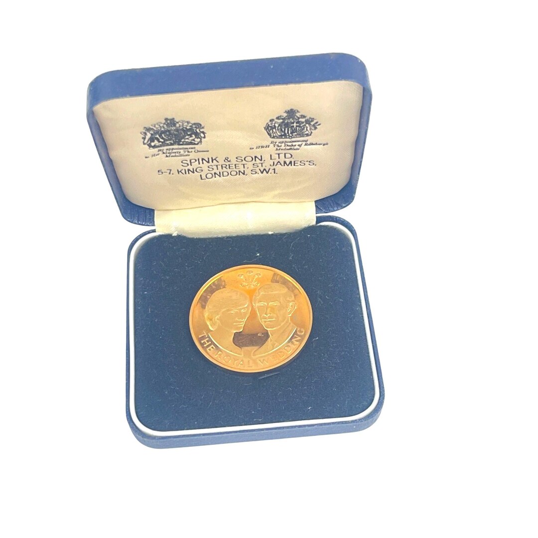 1981 Prince Charles & Princess Diana Royal Wedding 25p Coin With ...