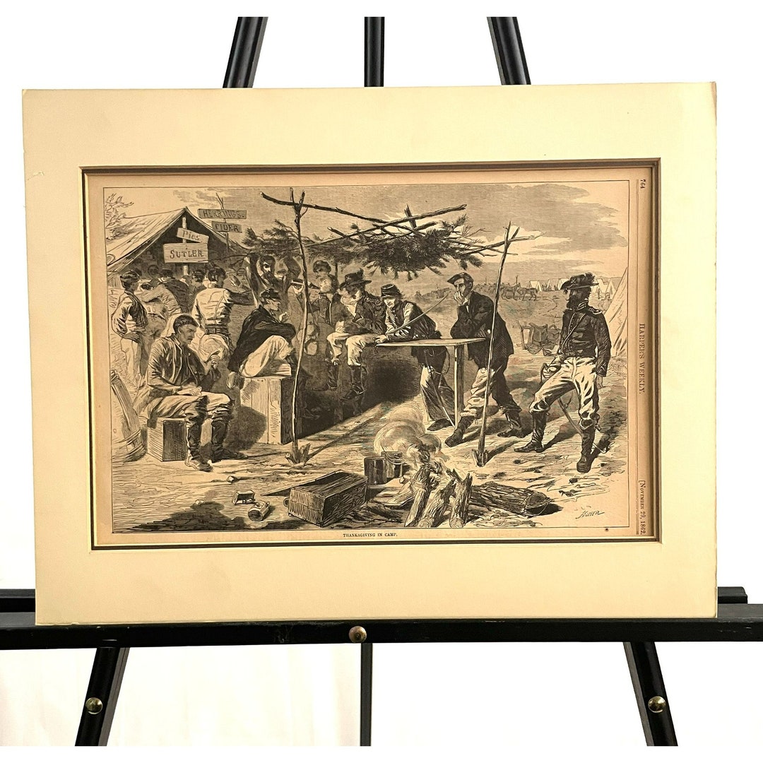 Winslow Homer Civil War Thanksgiving Celebration 1862 - Etsy