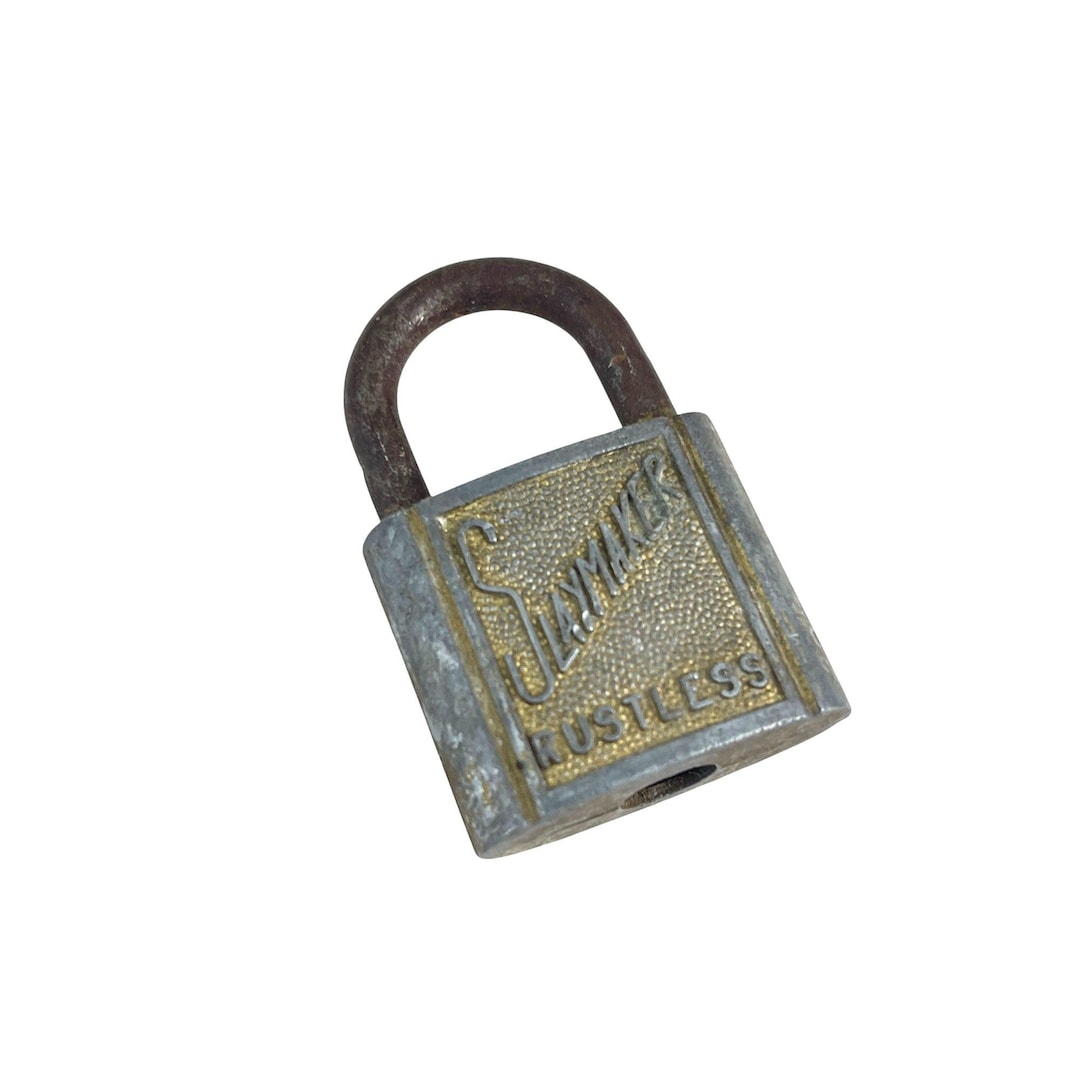 Vintage Slaymaker Rustless Padlock Made in USA - Etsy