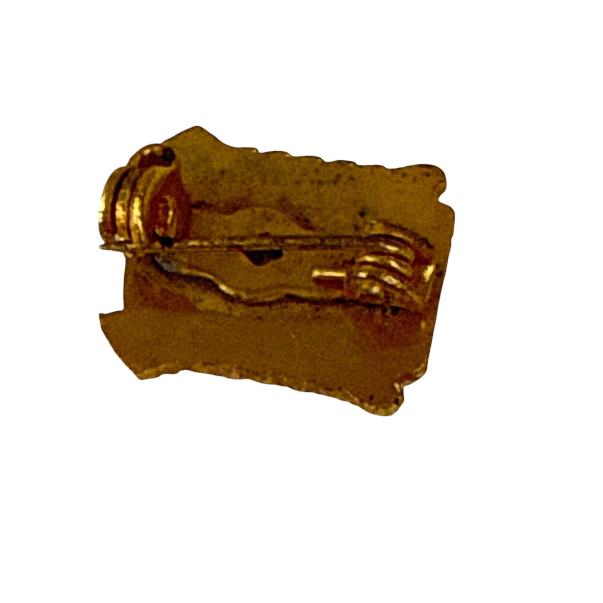 Vintage US Army Artillery Cannon Pin Gold Tone Military Insignia Badge ...