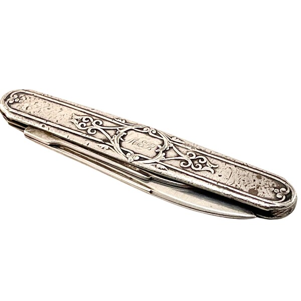 Silver Pocket Knife - Etsy