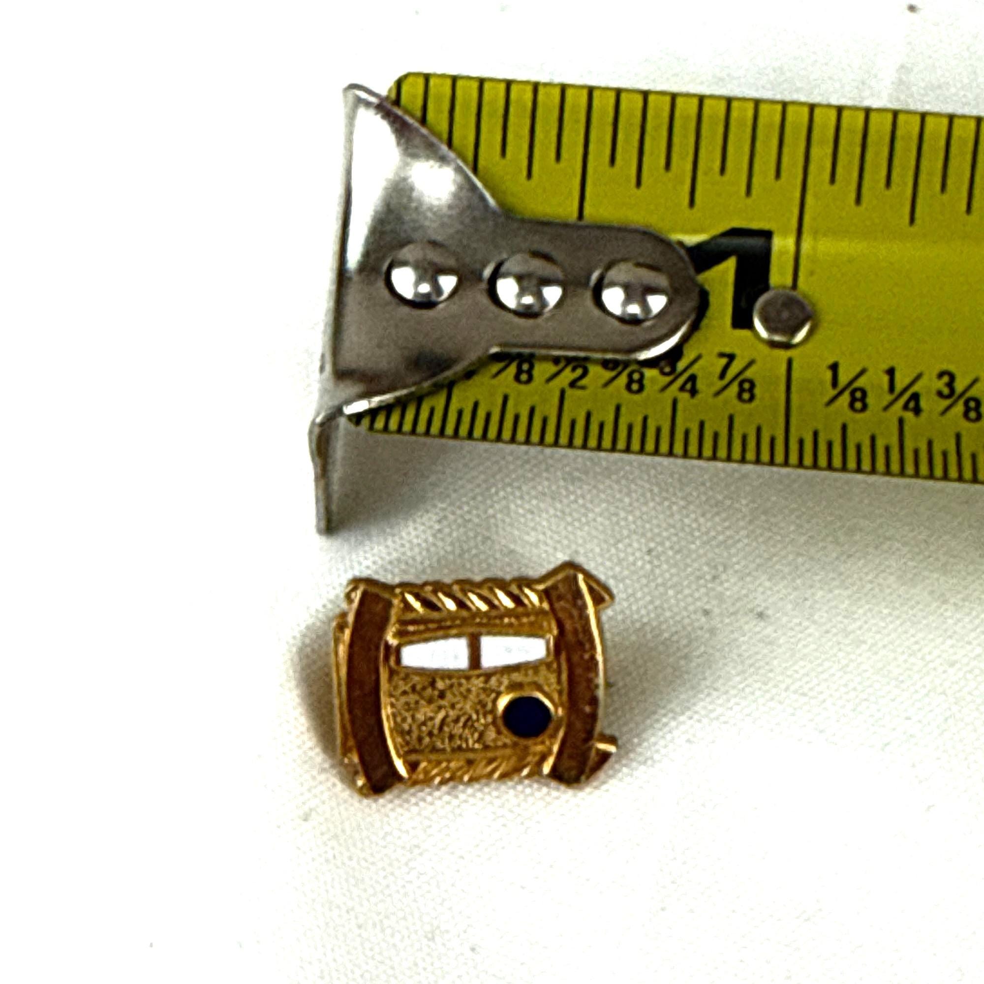 Vintage US Army Artillery Cannon Pin Gold Tone Military Insignia Badge ...