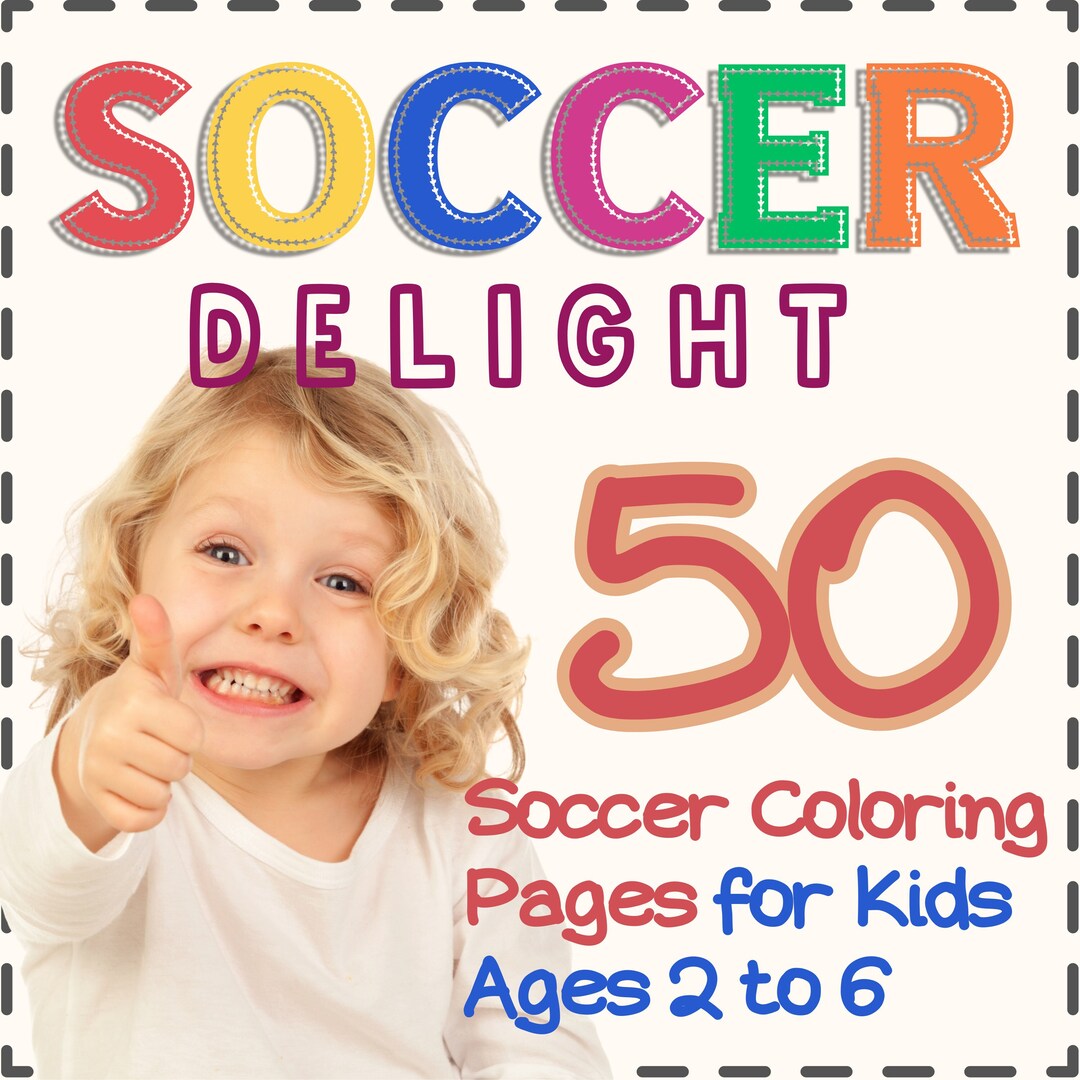 Soccer Coloring for Kids | Soccer Printables | Soccer Party | Soccer ...
