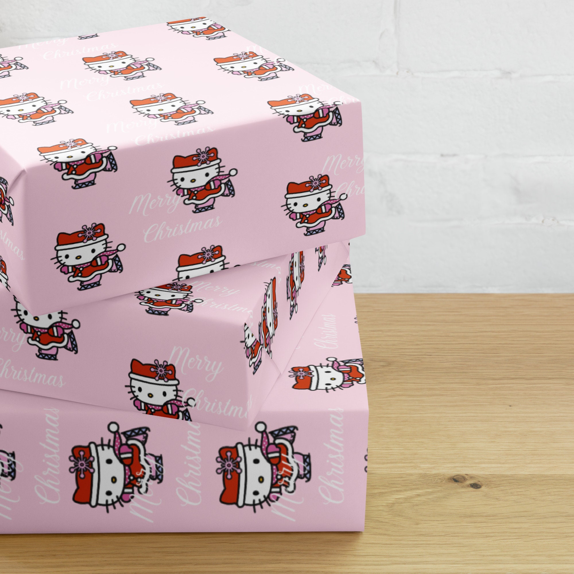 Sanrio Christmas Hello Kitty Wrapping Paper sold by Paddle Troublesome ...