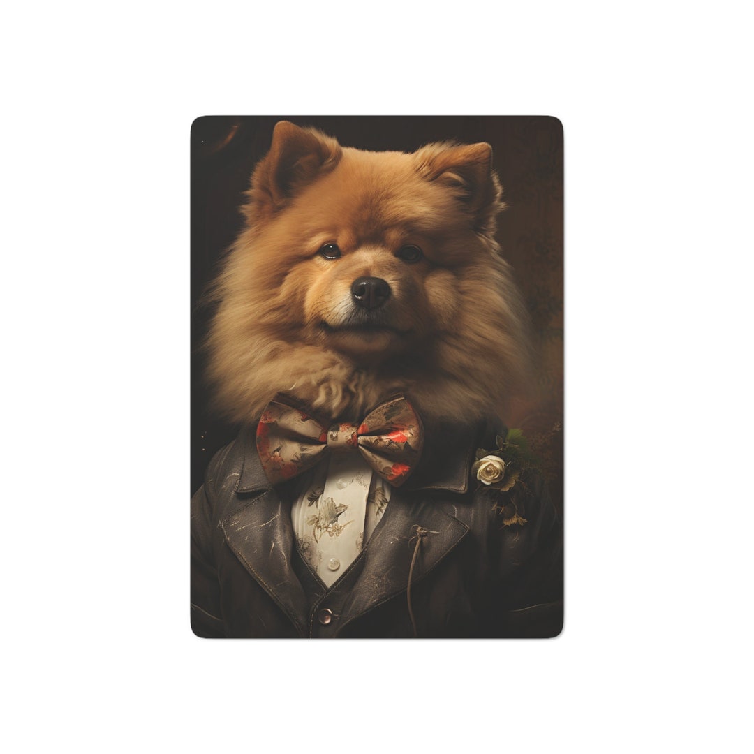 Mr. Chow Chow Portrait Poker Card Custom Dog Deck for Card - Etsy