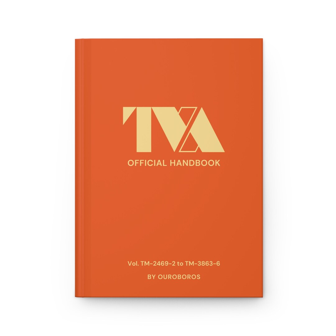 TVA Handbook Hardcover Journal Matte - Etsy