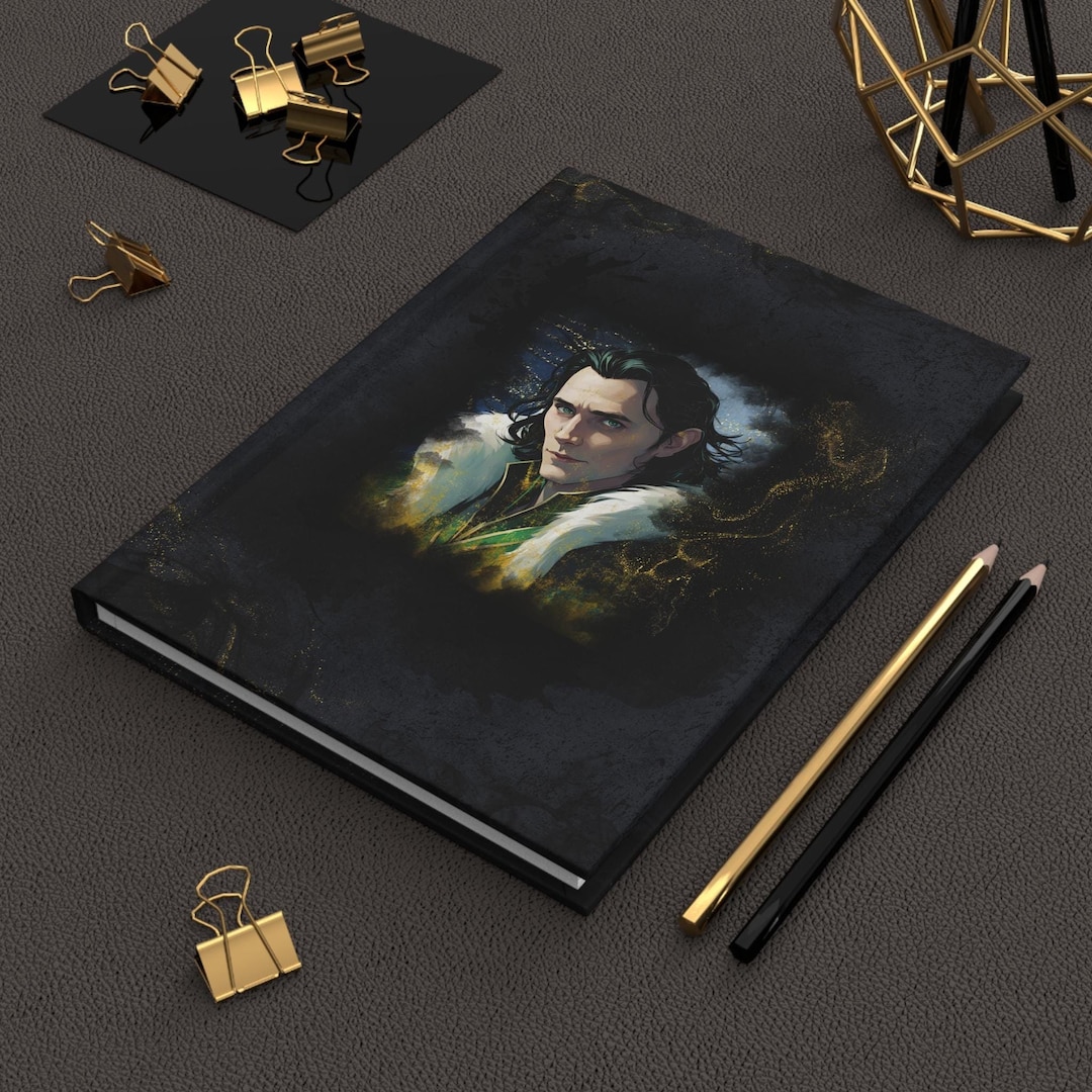 Loki Hardcover Journal Printed Matte With Lined Paper - Etsy