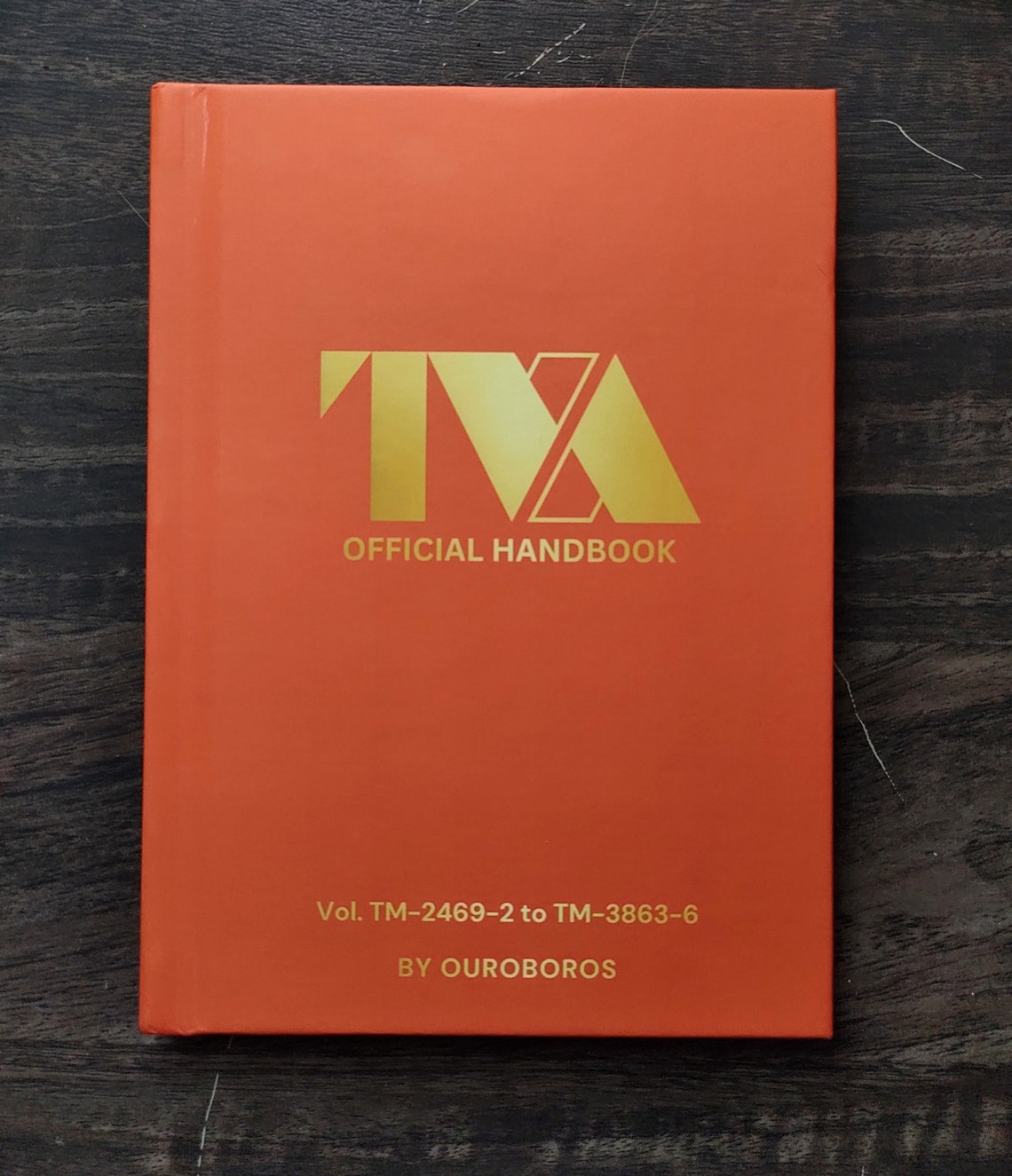 TVA Handbook Hardcover Journal Printed Matte Gold - Etsy