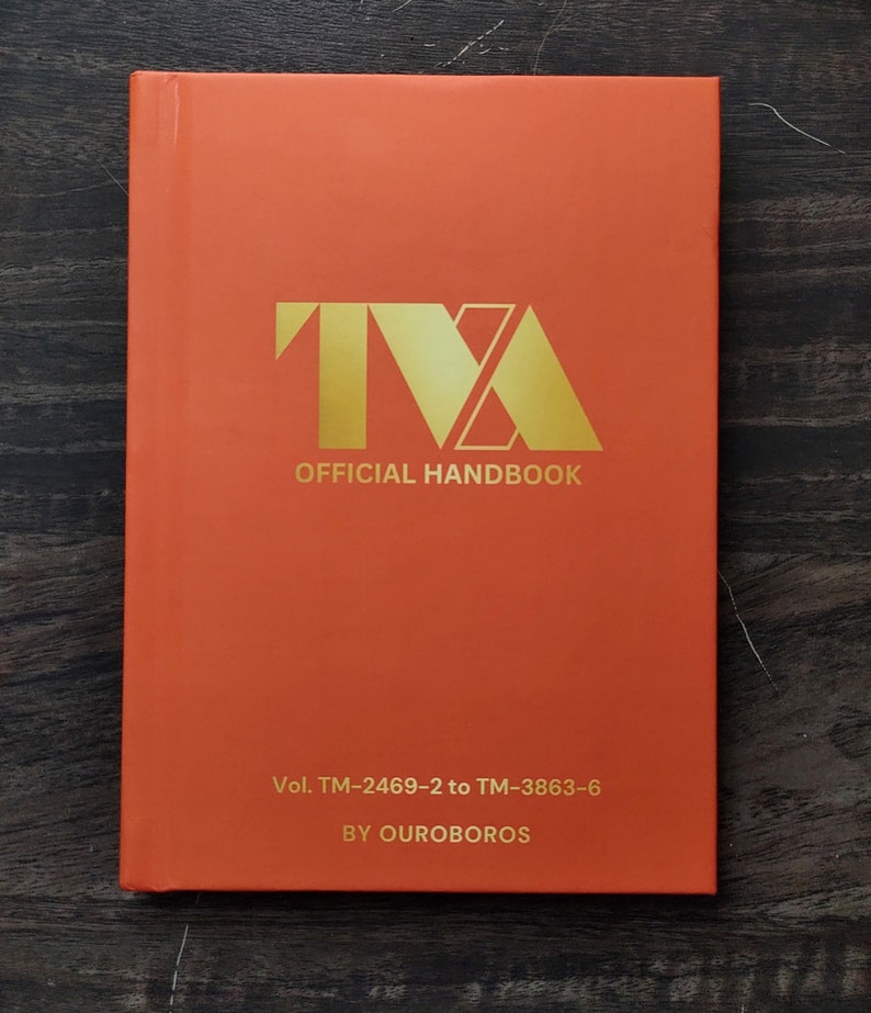TVA Handbook Hardcover Journal Printed Matte Gold - Etsy