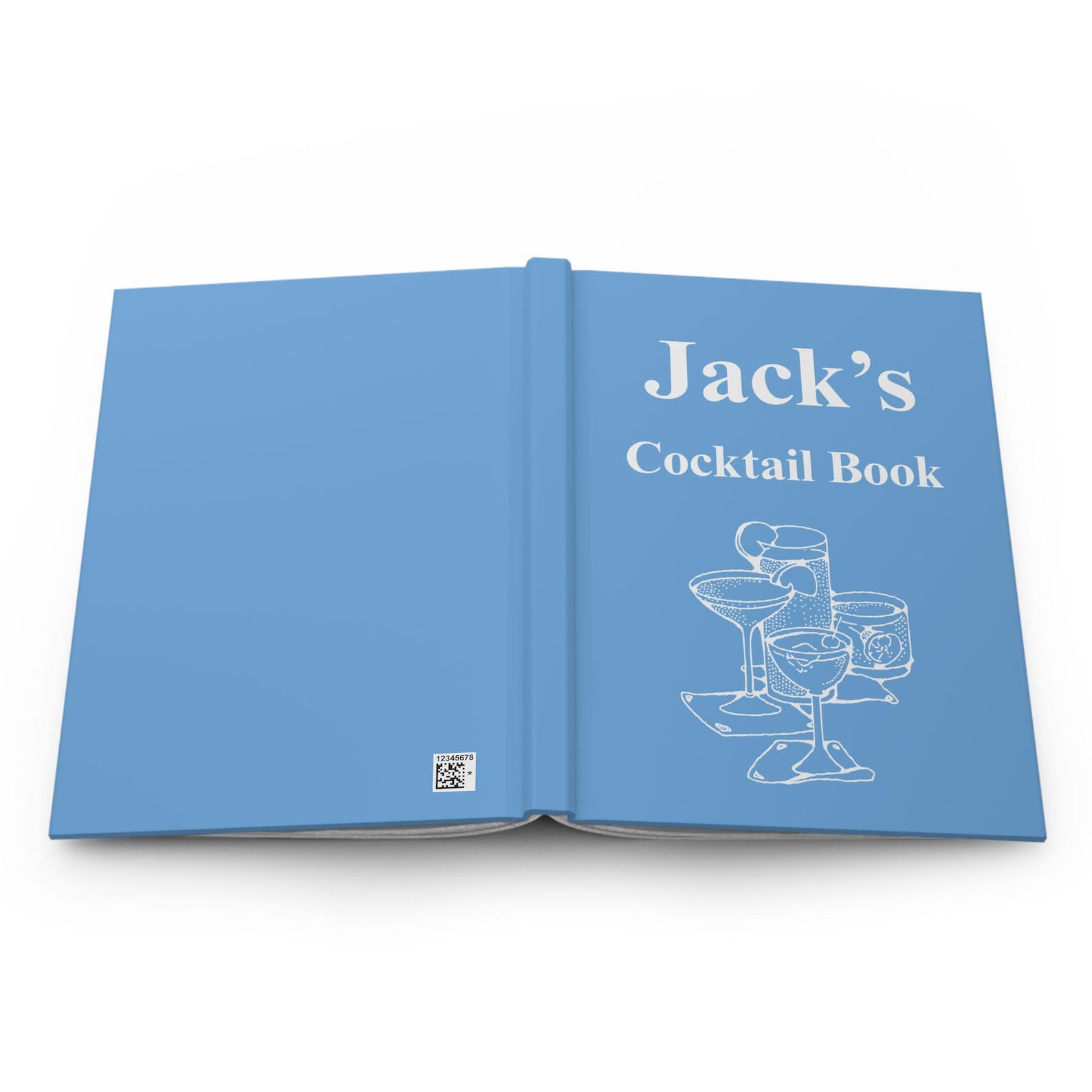 Personalized Cocktail Recipe Book - Drink Recipe Book, Bartender Gift ...
