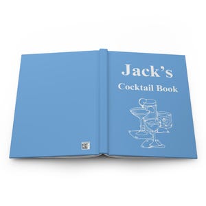 Personalized Cocktail Recipe Book - Drink Recipe Book, Bartender Gift ...
