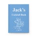 Personalized Cocktail Recipe Book - Drink Recipe Book, Bartender Gift ...