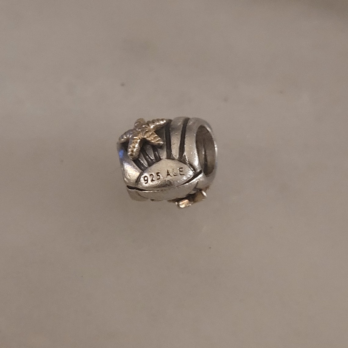 Pandora Seashell W 14k Starfish Gold Charm - Etsy