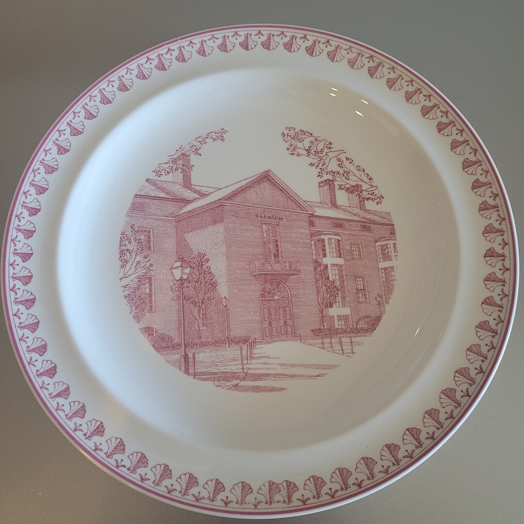 Wedgewood Harvard University Plate - Aldrich Hall - Etsy