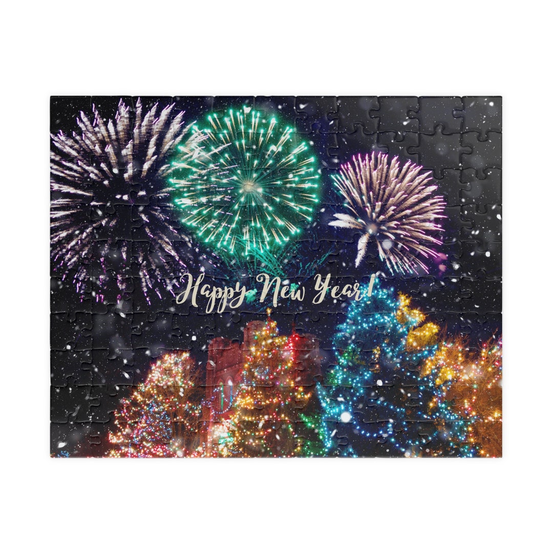 100 250 500 1000 Piece Fireworks Jigsaw Puzzle Educational Toy Winter ...