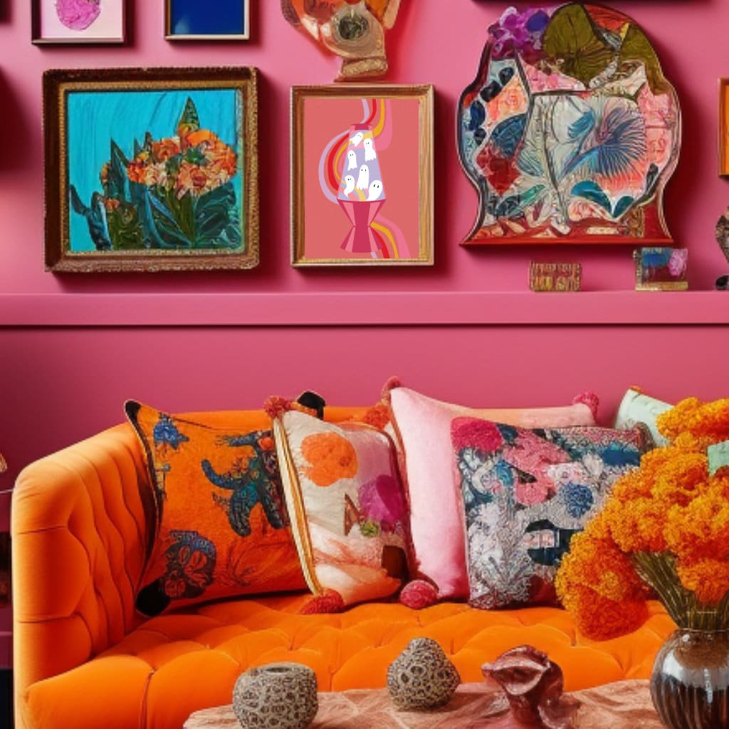 Lava Lamp Ghost Art Print Ghost Lava Lamp Wall Art Halloween - Etsy