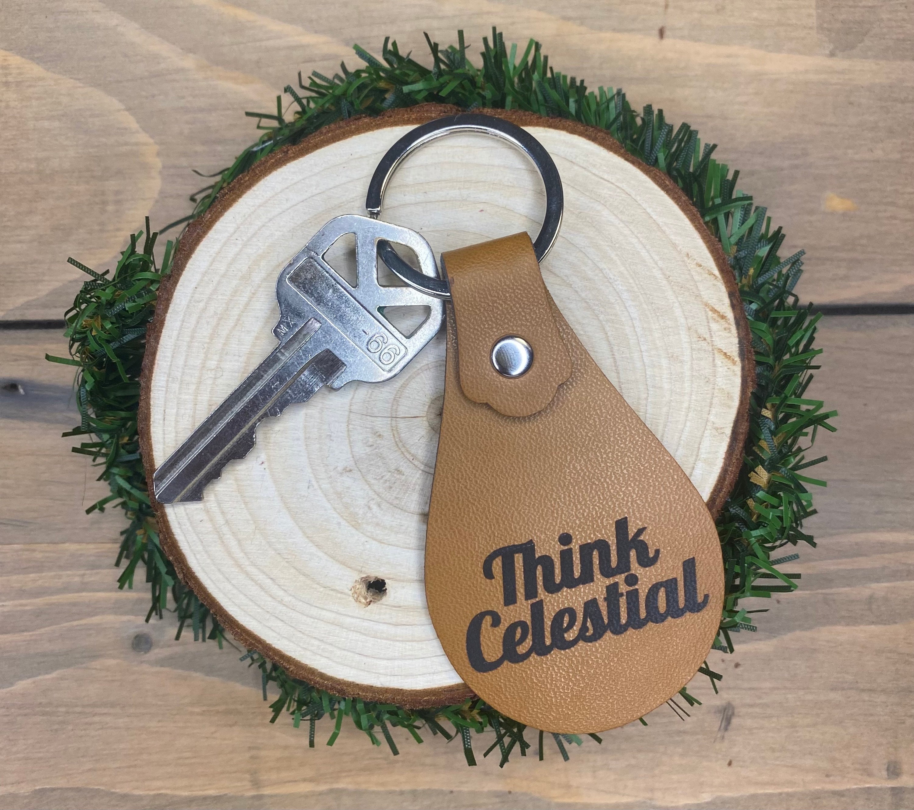 Leather KEYCHAINS Bundle THINK CELESTIAL | Mixed Color | President ...