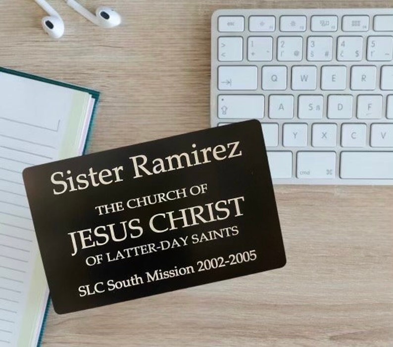 Custom Mission Tag MAGNET Remember Your Own Mission or Your Missionary ...