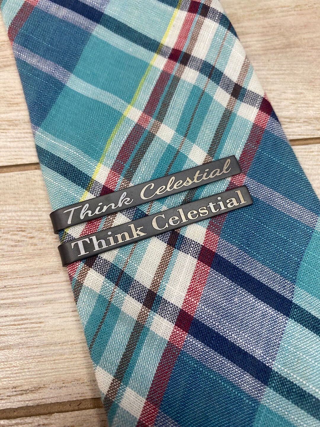 Think Celestial TIE BAR Custom Tie Clip Personalized Lds Young Men Gift ...