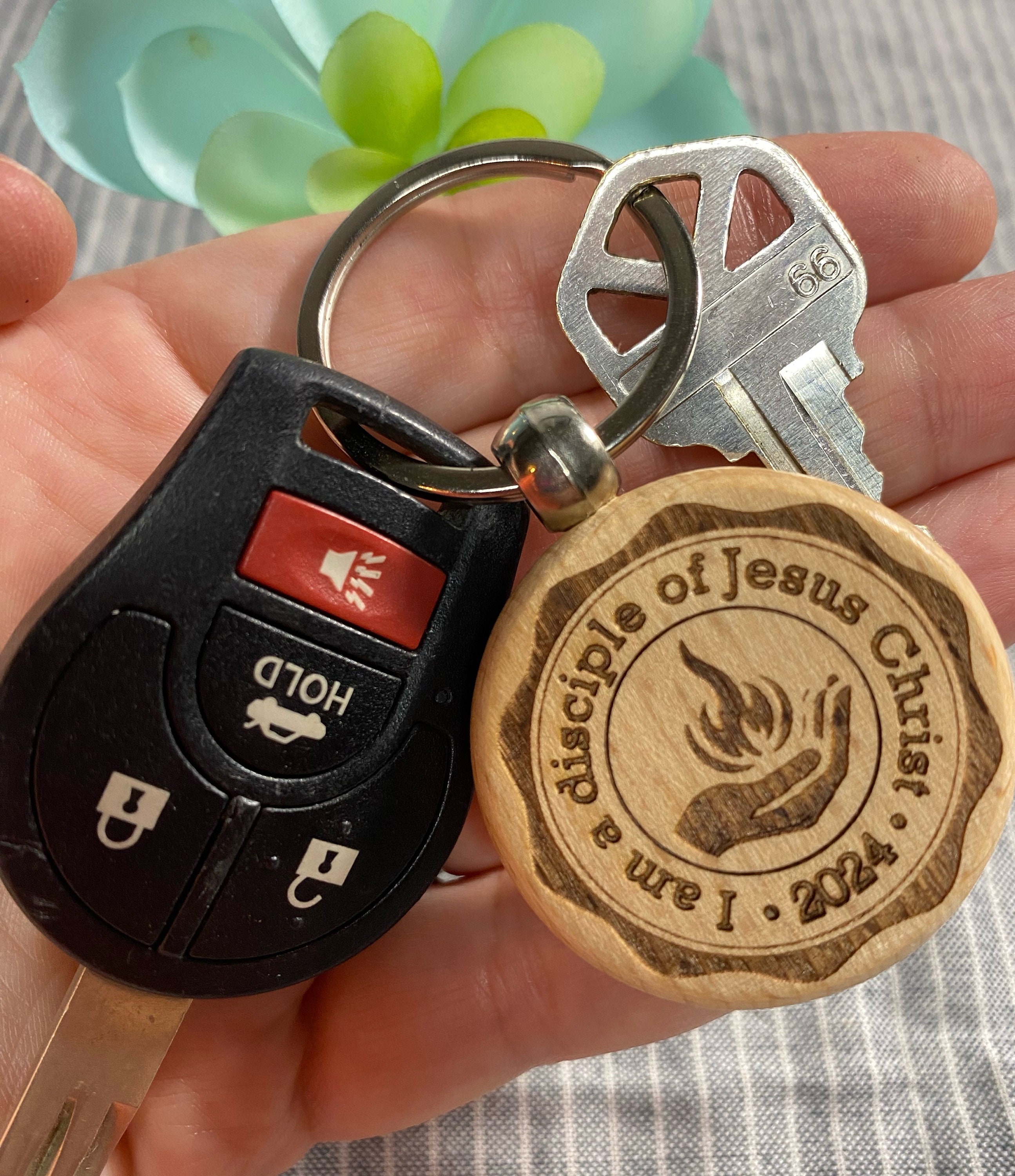 LDS Youth 2024 Keychain 2 Styles I Am a Disciple of Jesus Christ Gift ...