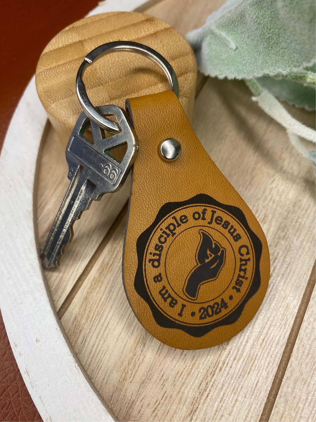 Leather KEYCHAINS Bundle Youth Theme 2024 Mixed Color I Am a Disciple ...