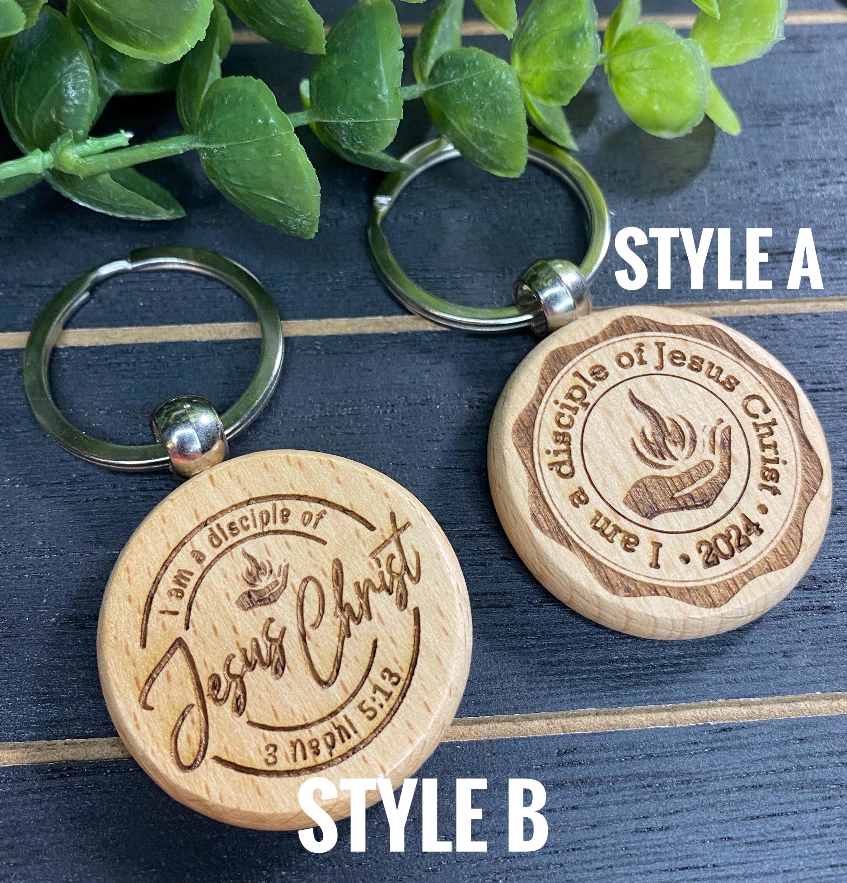 LDS Youth 2024 Keychain 2 Styles I Am a Disciple of Jesus Christ Gift ...