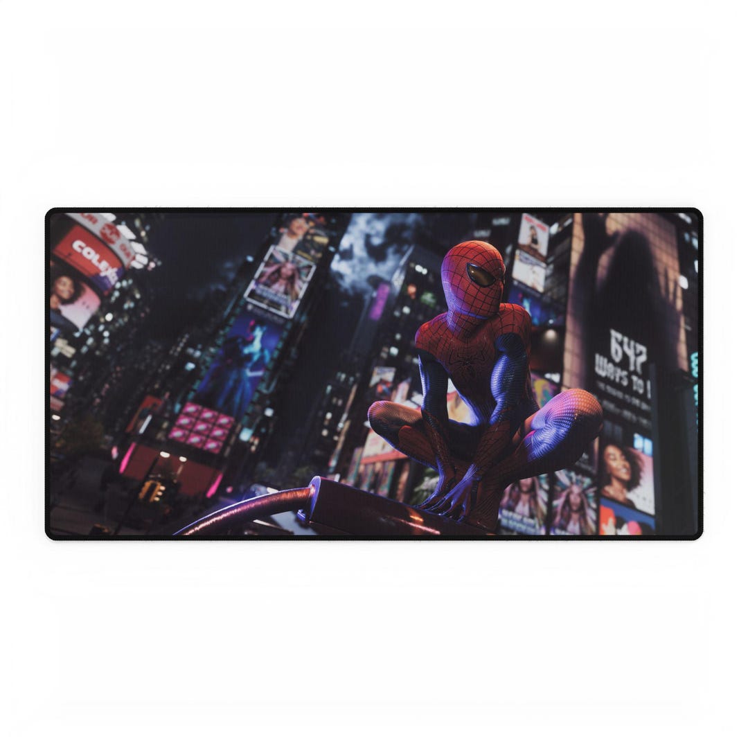 Spider-man Gamers Computer Laptop Desk Mat / High Resolution / Mouse ...