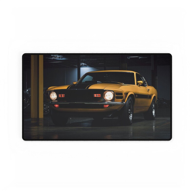 Ford Mustang Mach 1 Computer Laptop Desk Mat / High Resolution / Mouse ...