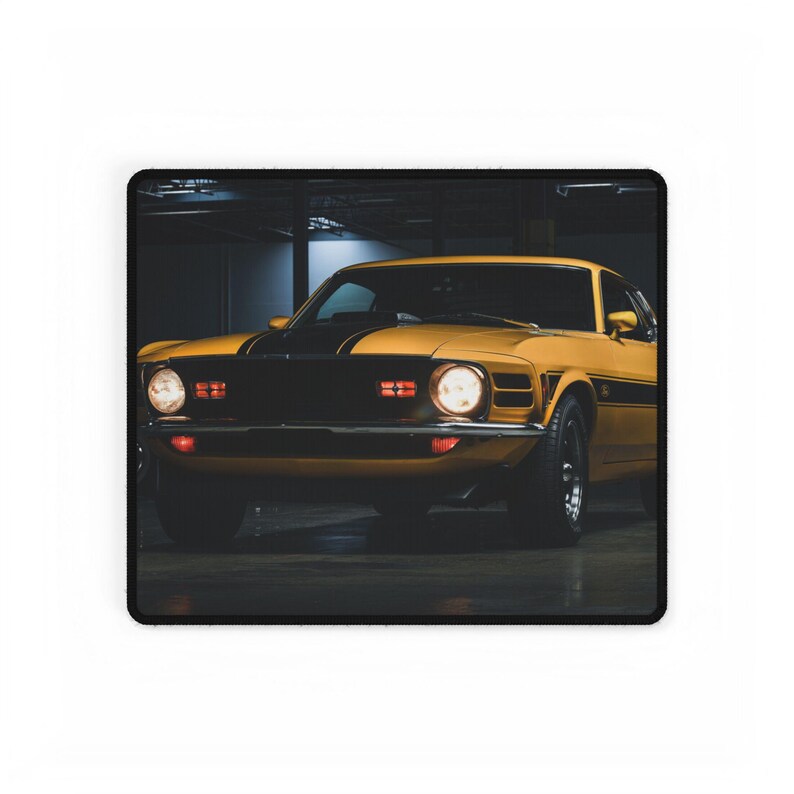 Ford Mustang Mach 1 Computer Laptop Desk Mat / High Resolution / Mouse ...