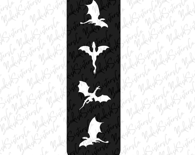 Dragon Stencil for Book Edge Stencil - Etsy