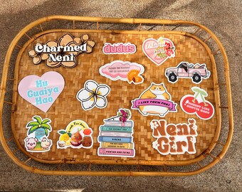 Pink Guam License Plate Stickers, Chamorro Stickers, Guam Stickers - Etsy