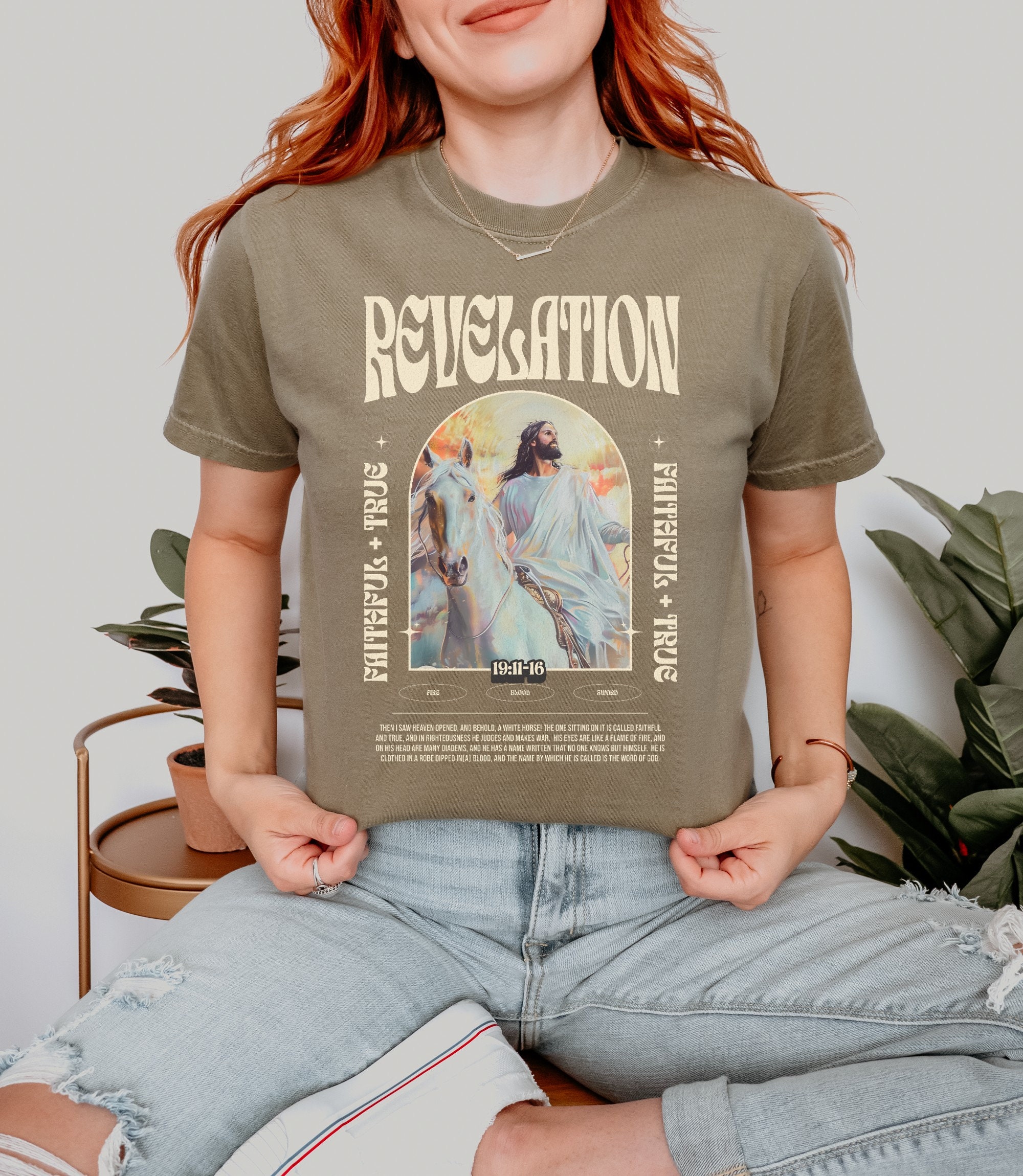 Christian Shirt, Comfort Colors Revelation Shirt, Christian Shirts for ...
