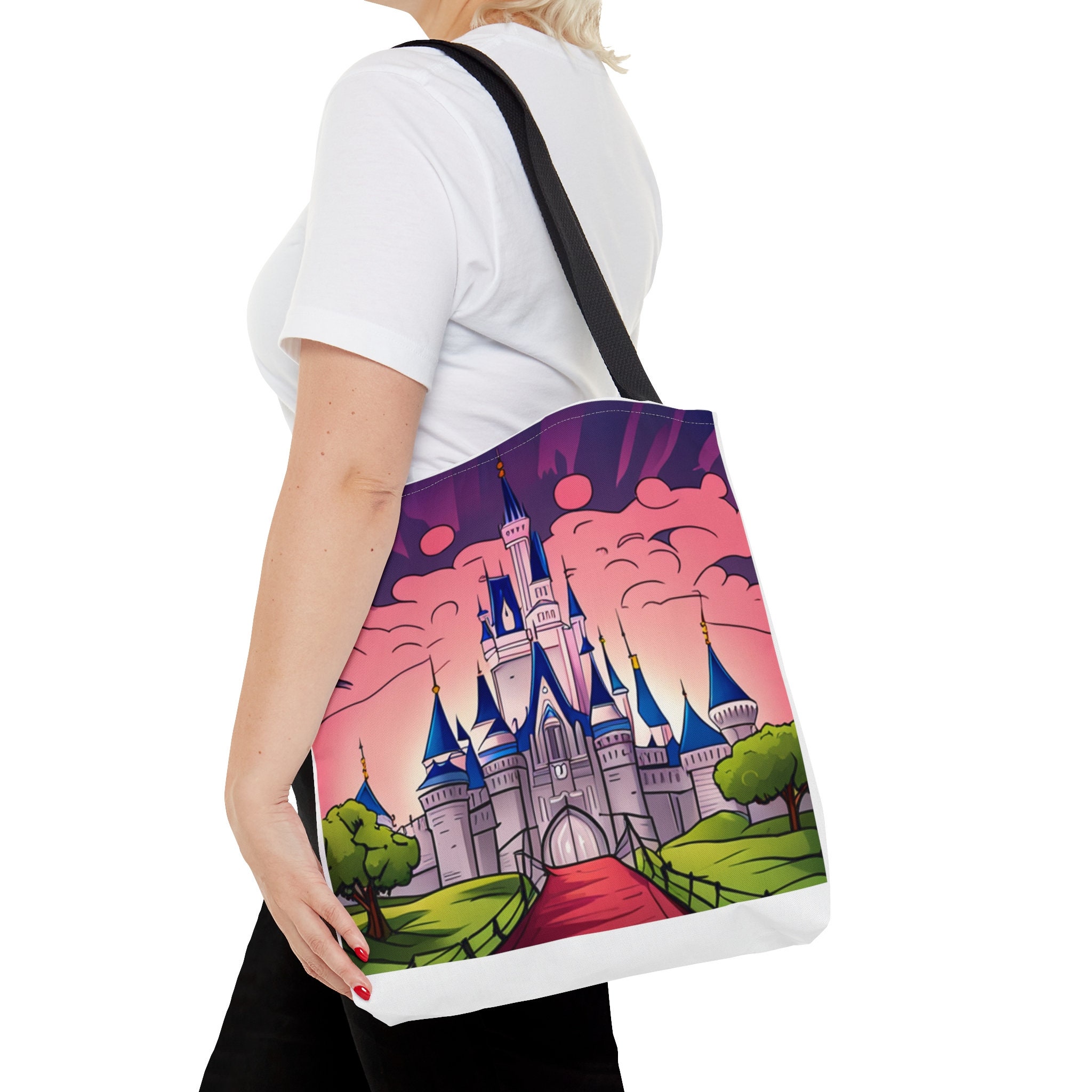 Double sided Disney Castles Tote Bag (AOP) sold by Charles Wang | SKU ...