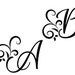Alphabet Curly Monogram Font Svg Png Calligraphy Alphabet Wedding ...