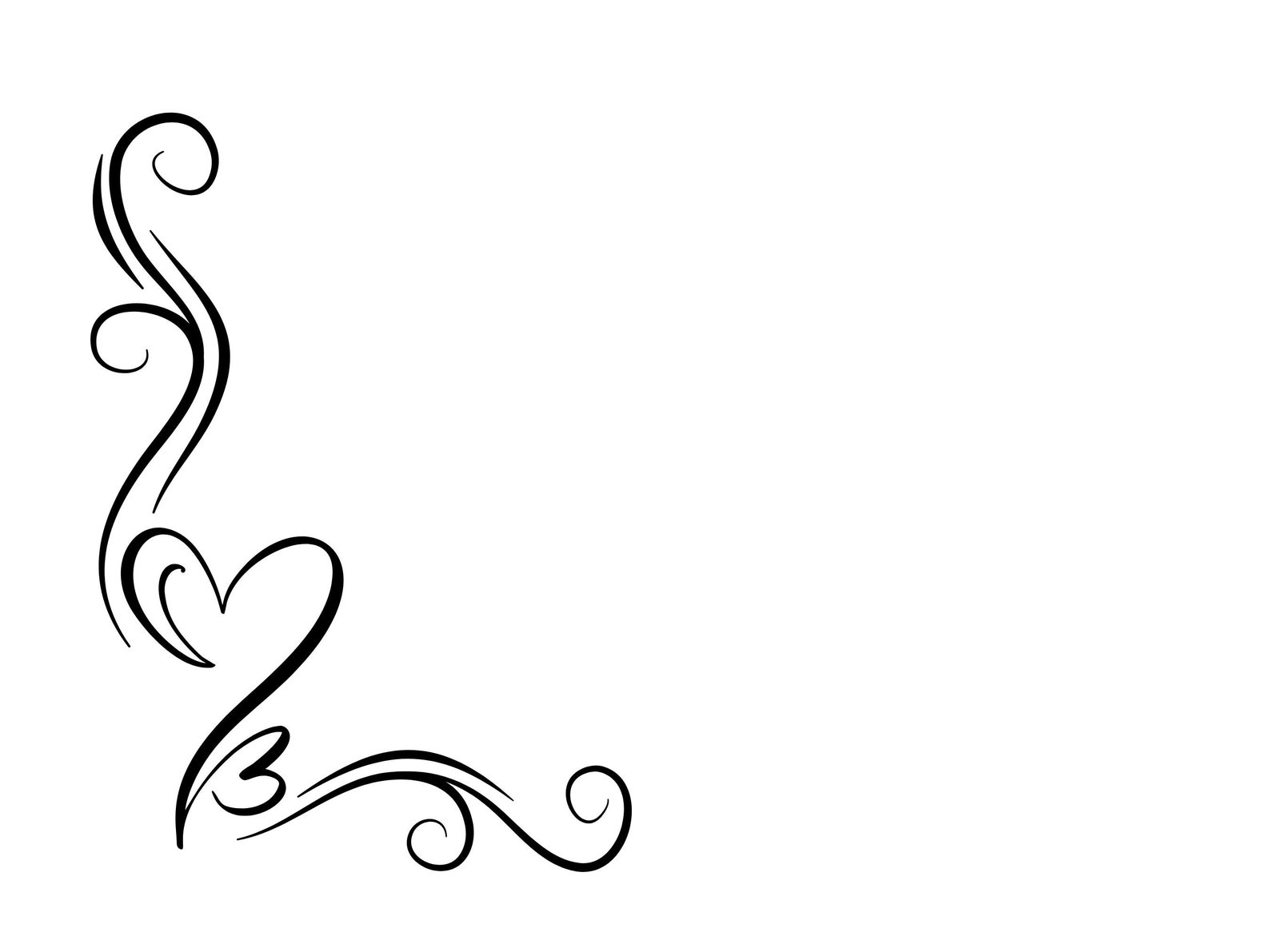 Heart Border Svg Png Heart Logo Design Elements Wedding Heart Svg Swirl ...