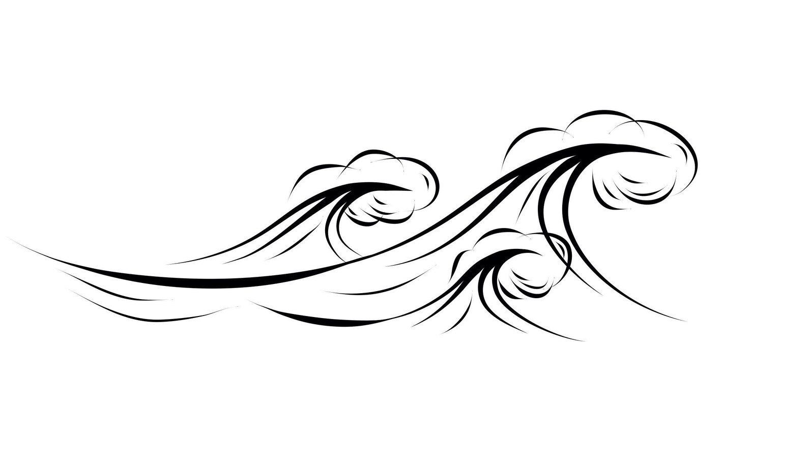 Vague svg océan vague svg png dxf eps vague d'eau svg vague clipart ...